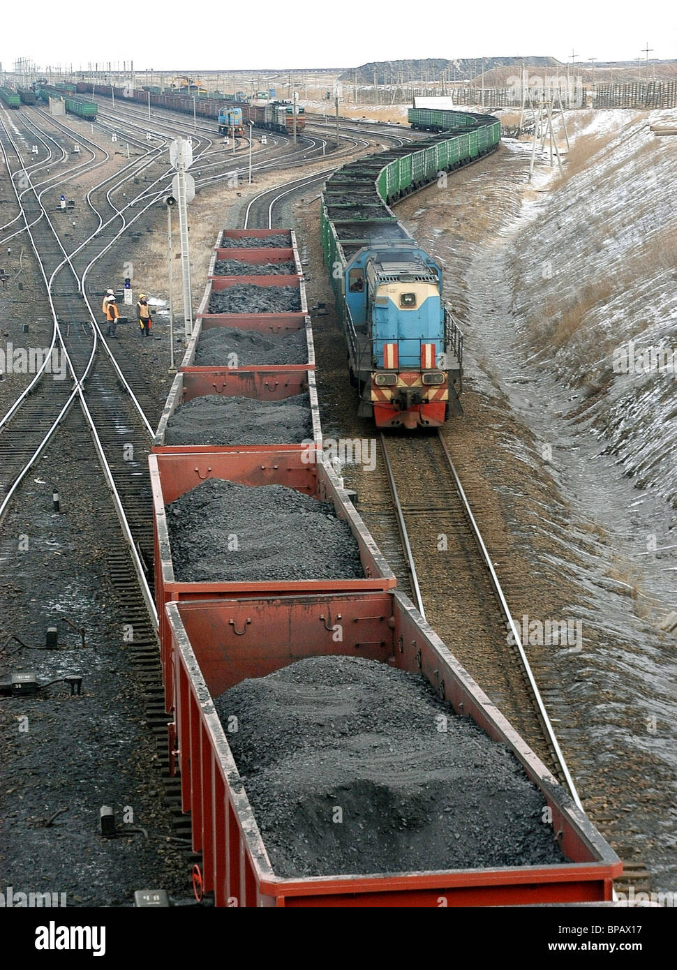 Kasachstan Kohle Stockfotos und -bilder Kaufen - Alamy