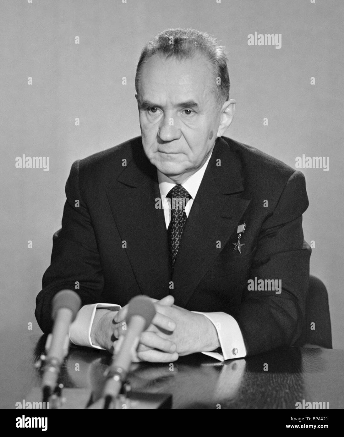 Soviet Prime Minister Kosygin Stockfotos und -bilder Kaufen - Alamy