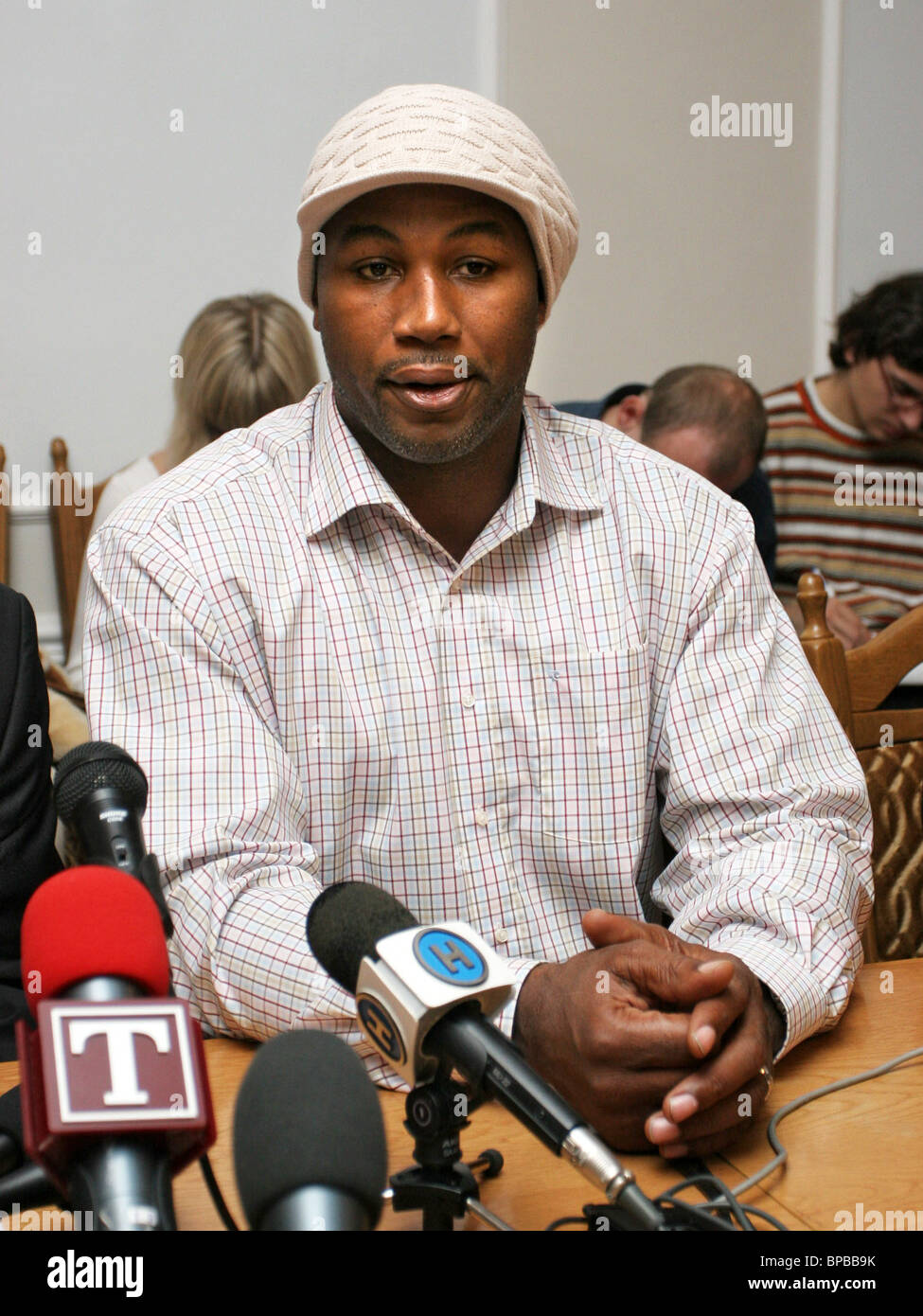 Boxer Lennox Lewis Stockfotos und -bilder Kaufen - Alamy