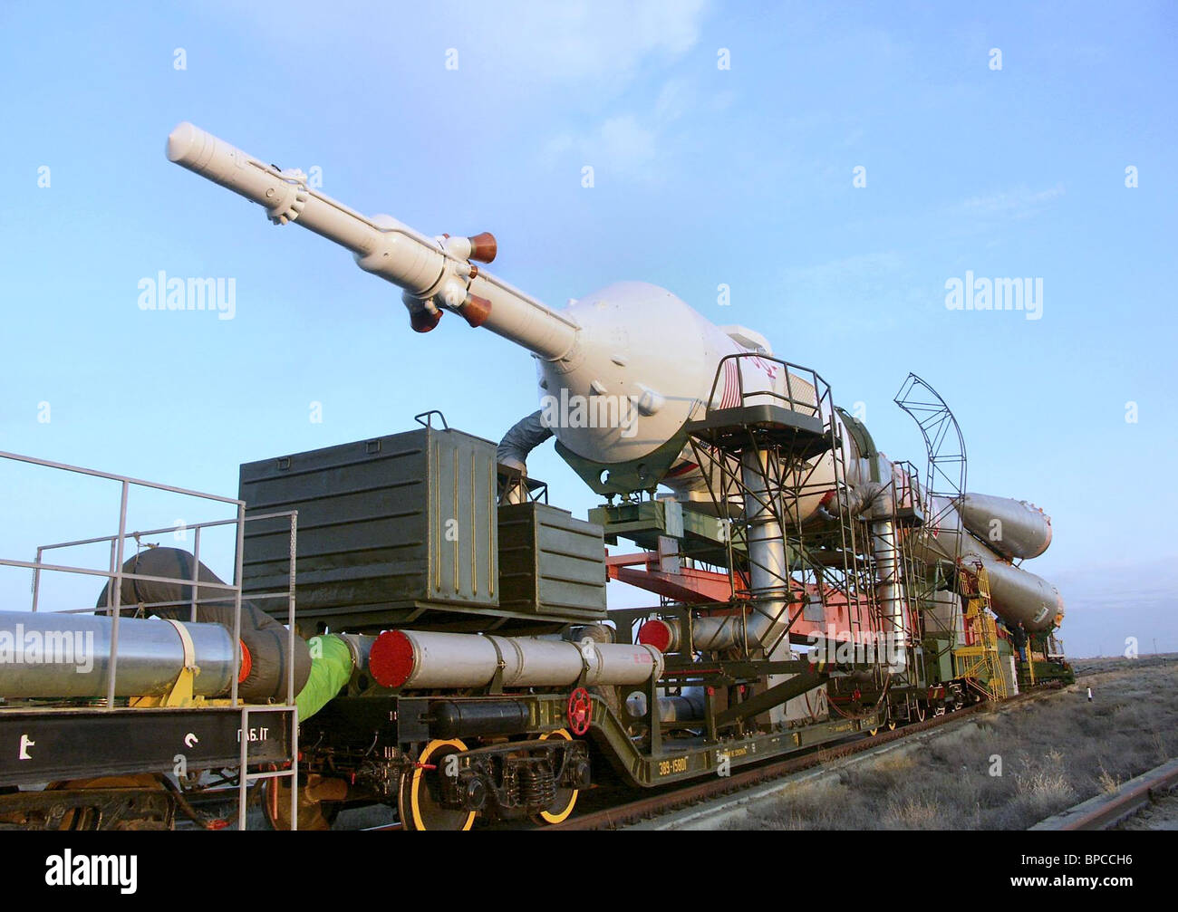 Launch Pad Baikonur Cosmodrome Stockfotos und -bilder Kaufen - Alamy
