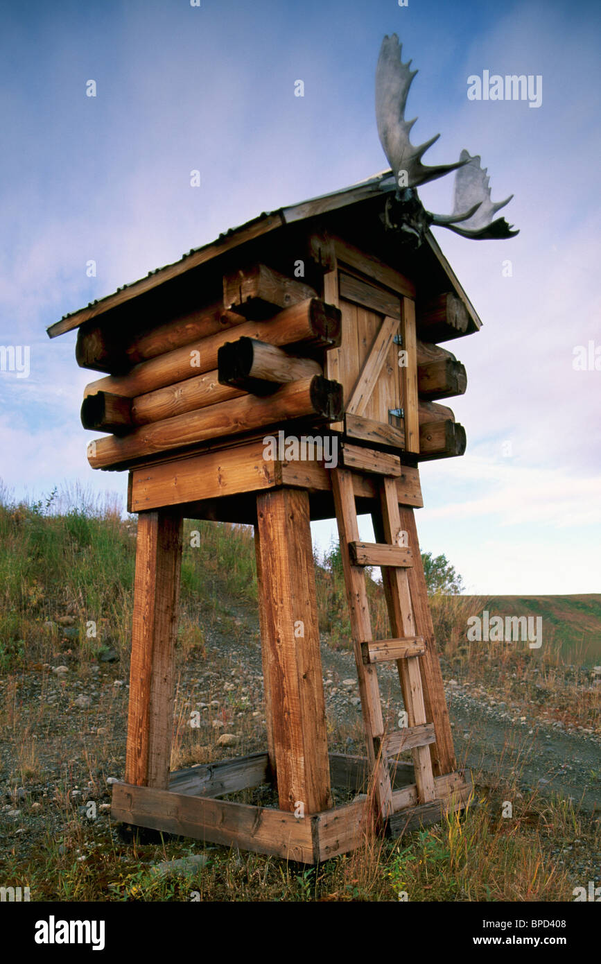 Alaskan Blockhaus Stockfotos und -bilder Kaufen - Alamy