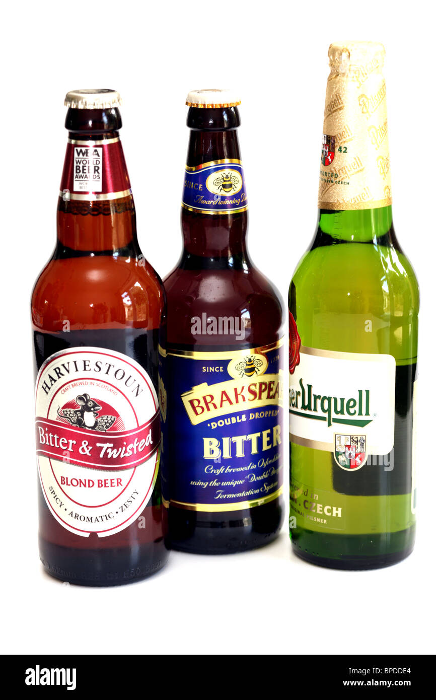 Pilsner urquell lagerbier Ausgeschnittene Stockfotos und -bilder - Alamy