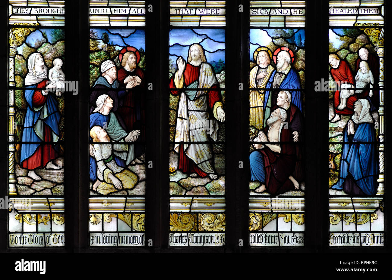 Christ healing sick -Fotos und -Bildmaterial in hoher Auflösung – Alamy