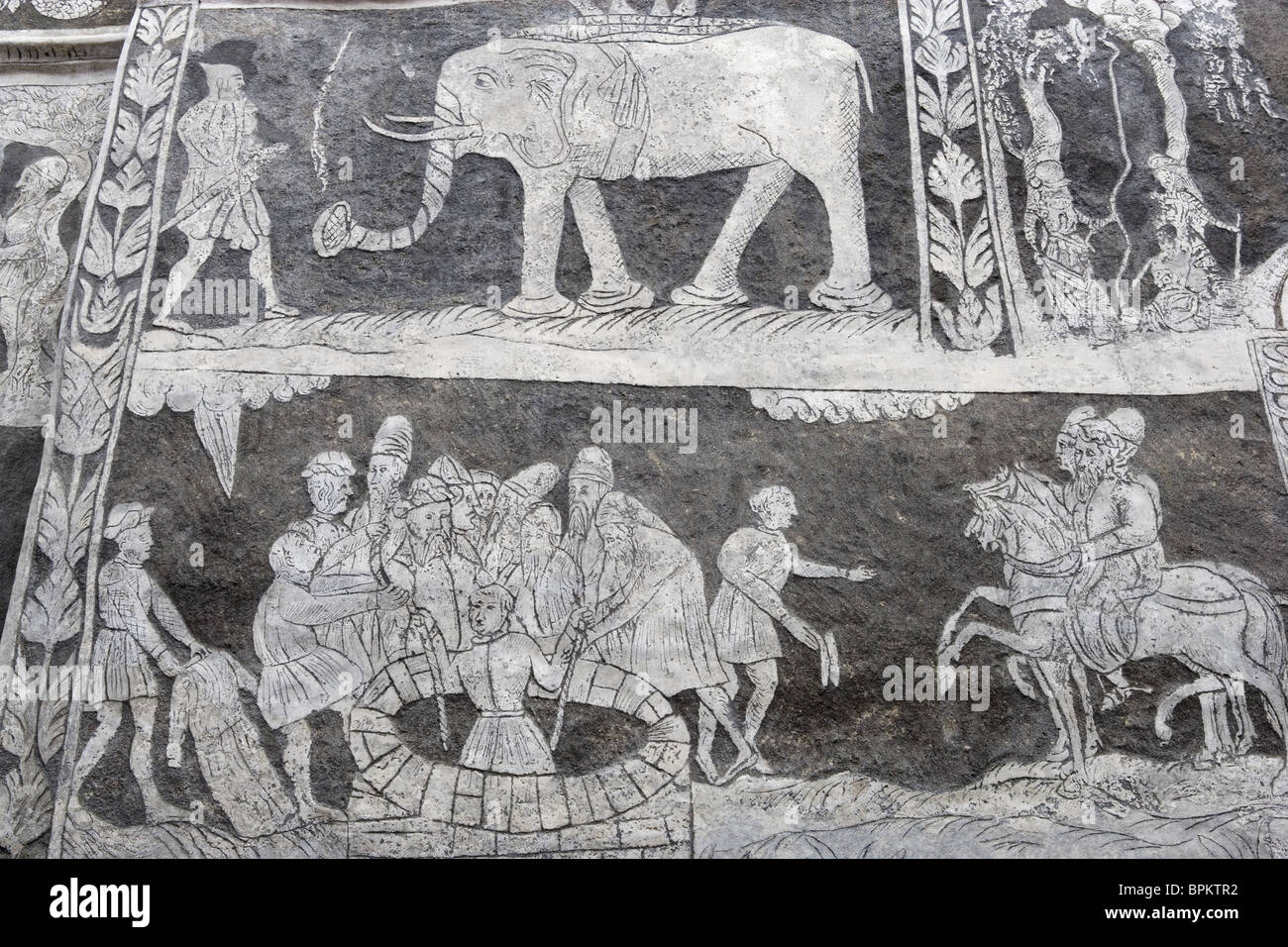 Sgraffiti Fassade Stockfotos und -bilder Kaufen - Alamy