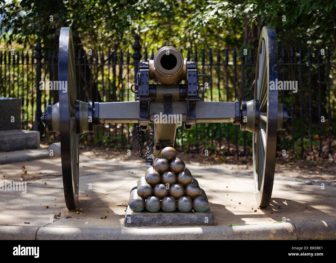 American Civil War Kanonen und Kanonenkugeln - Gettysburg, Pennsylvania ...