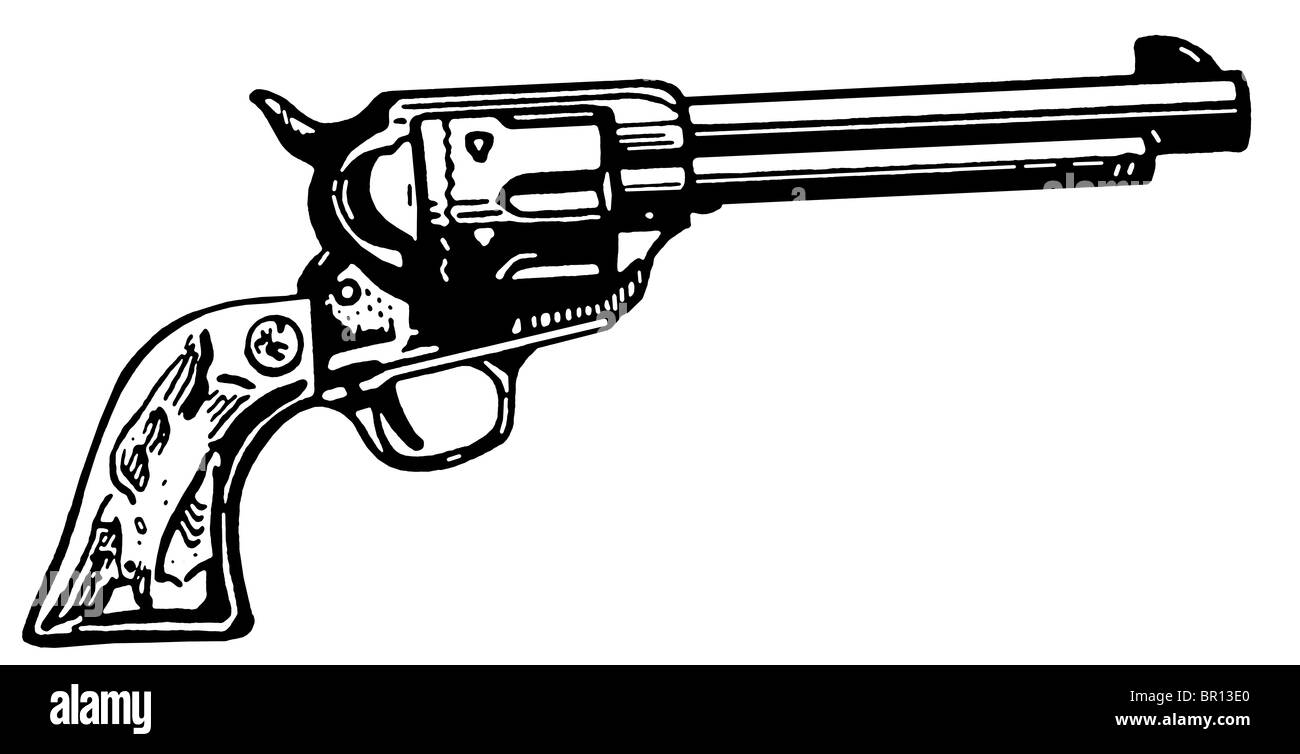 Schwarze pistole Schwarzweiß-Stockfotos und -bilder - Seite 2 - Alamy