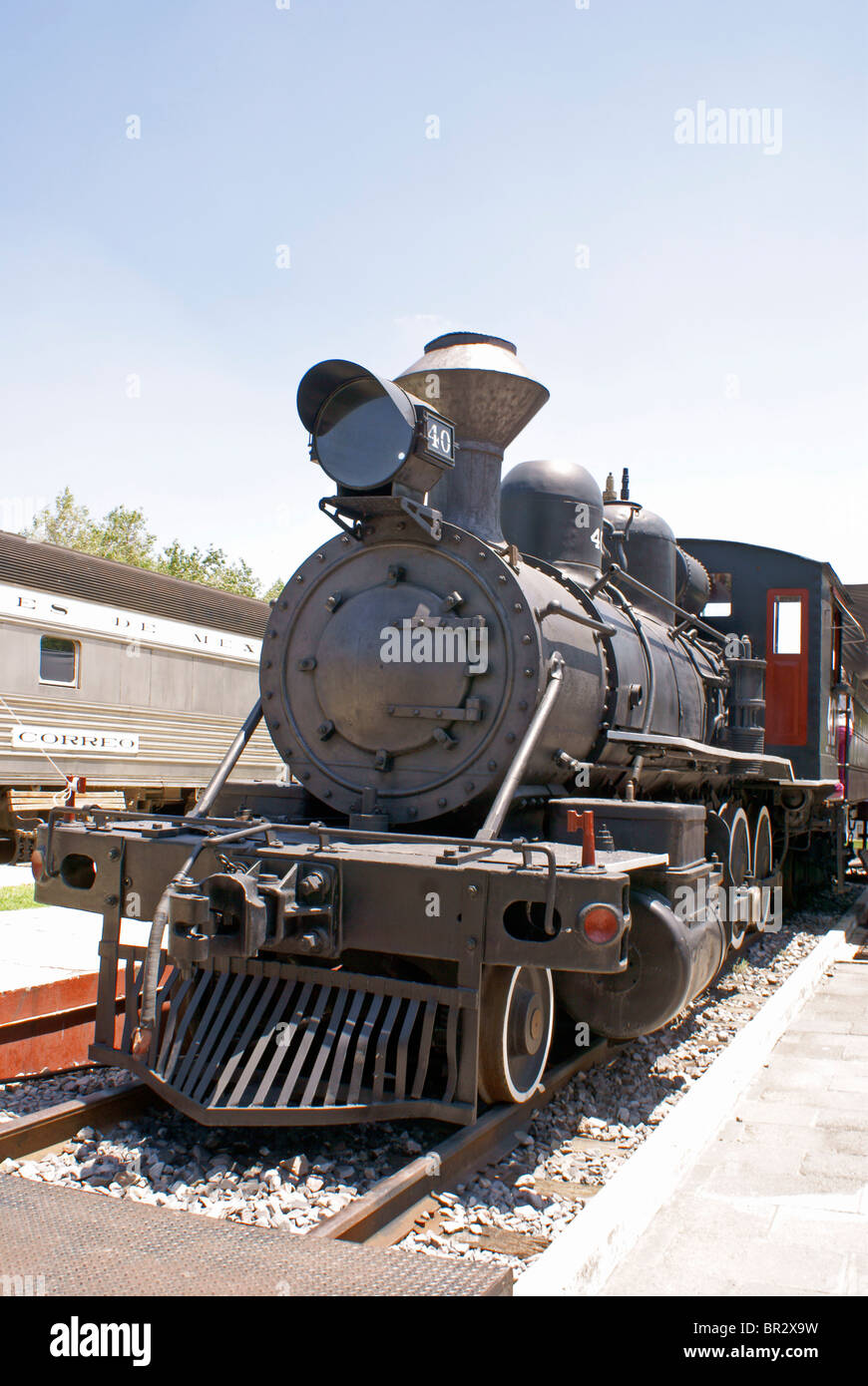 Dampflok im Museo Nacional de Los Ferrocarriles Mexicanos oder National ...