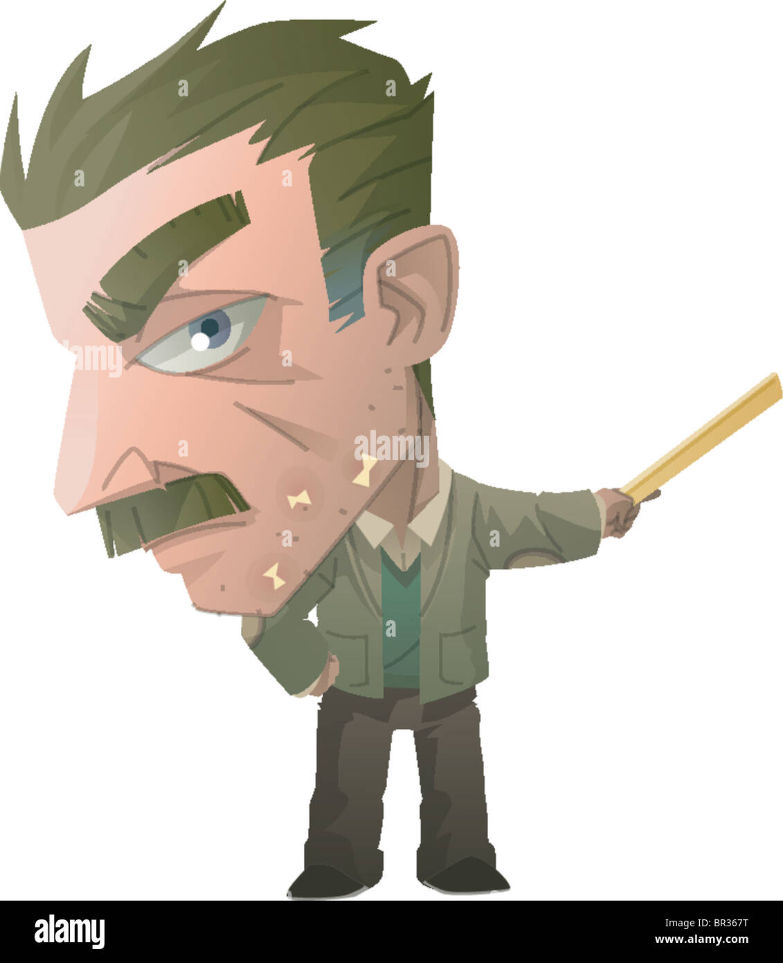 Strenge lehre cartoon -Fotos und -Bildmaterial in hoher Auflösung – Alamy