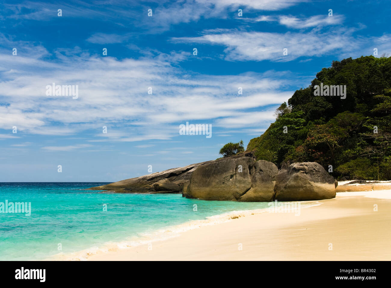 Bucht auf der Insel Koh Miang, Mu Ko Similan Marine Nationalpark ...