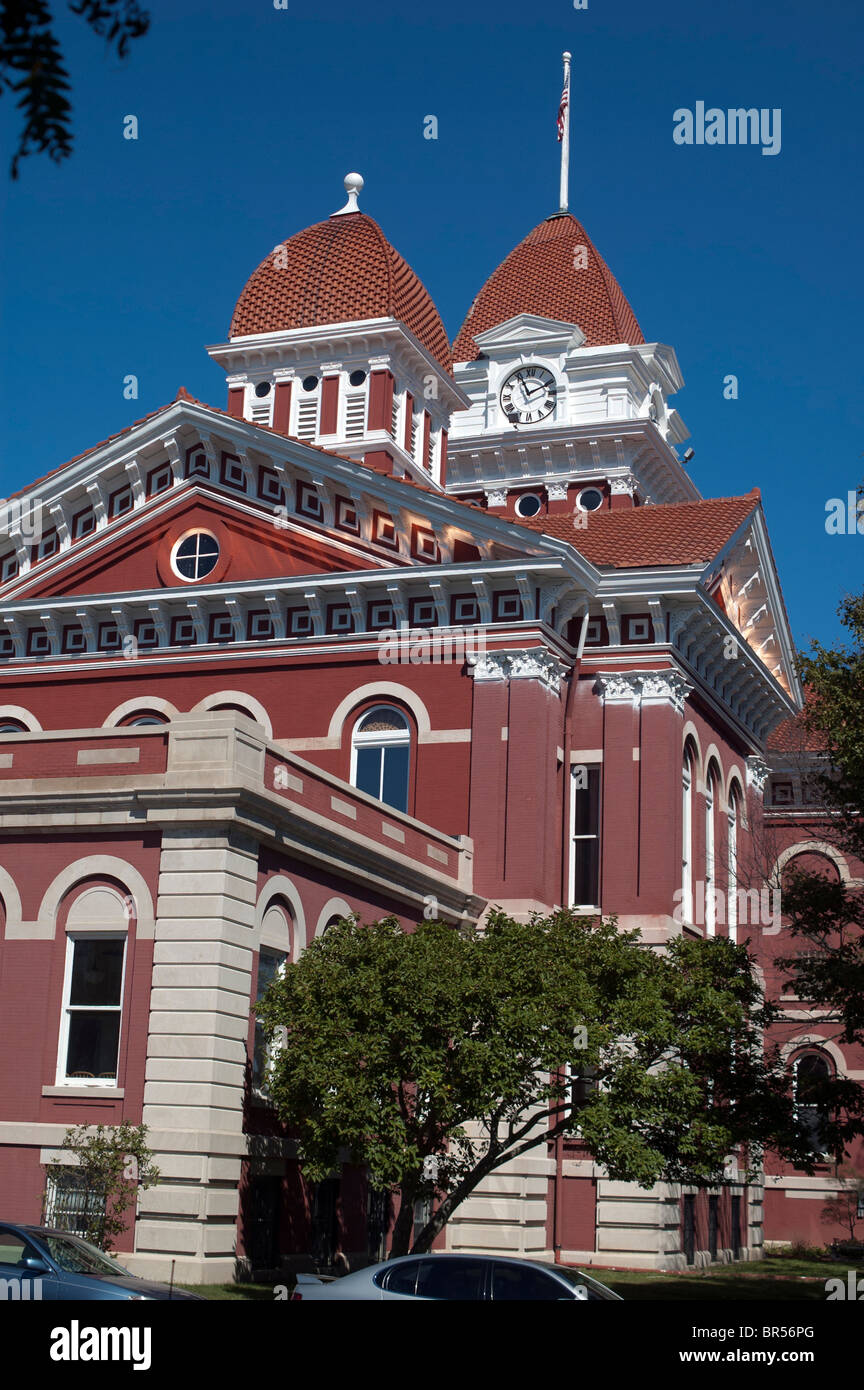 Das Court House, Crown Point, Indiana, USA. Früher das Lake County Jail ...