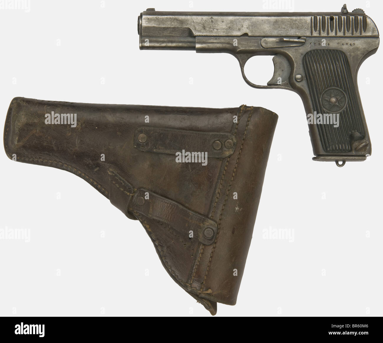 Eine sowjetischen Tokarjew-Pistole TT 33, Kaliber 7,62 Tokarev ...