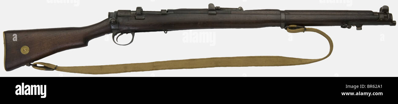 Ein englisches erstes Kriegsgewehr S.M.L.E. MK III, Kaliber 303 British ...