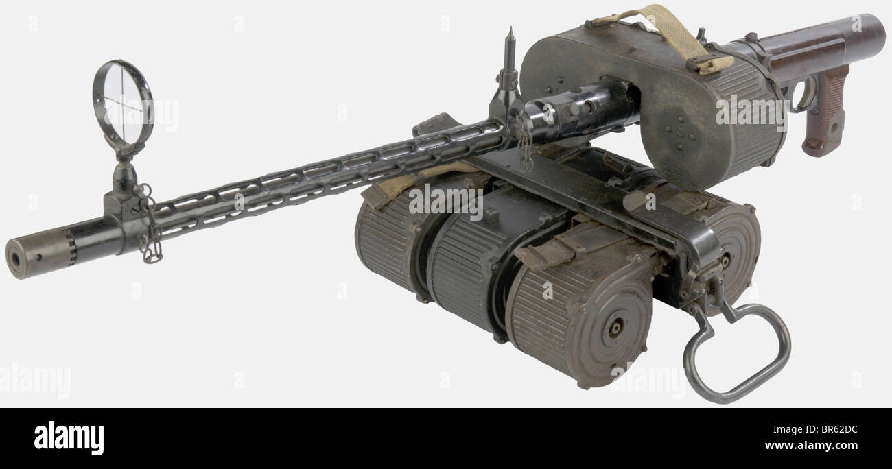 Ein deutsches Maschinengewehr der Luftwaffe MG 15, hergestellt von I.C ...