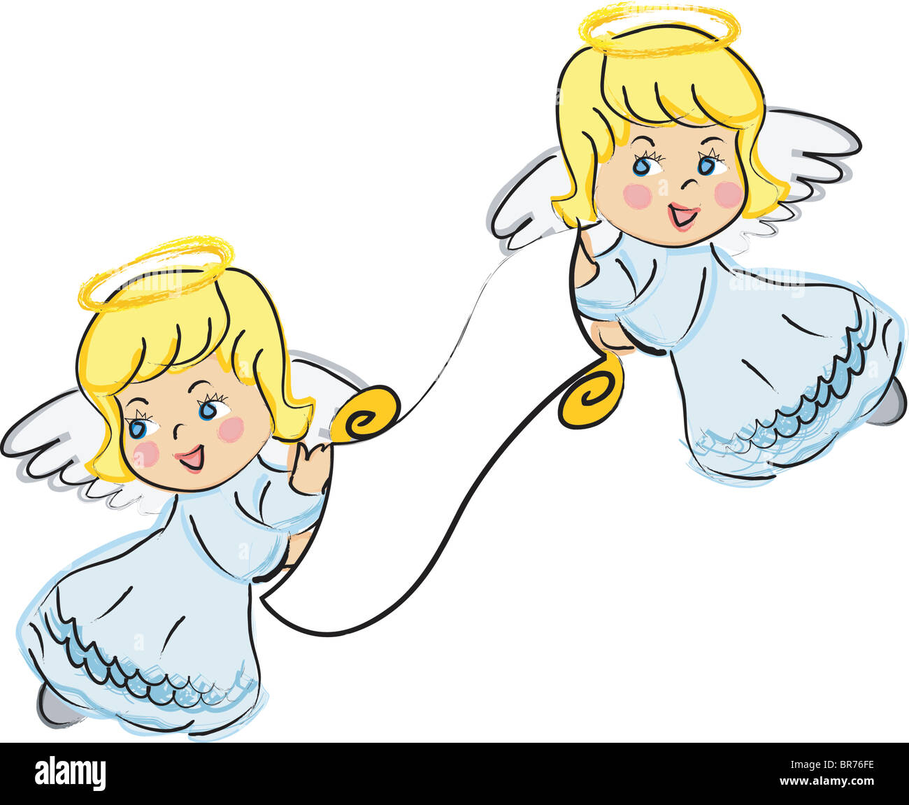 Zwei fliegende engel -Fotos und -Bildmaterial in hoher Auflösung – Alamy