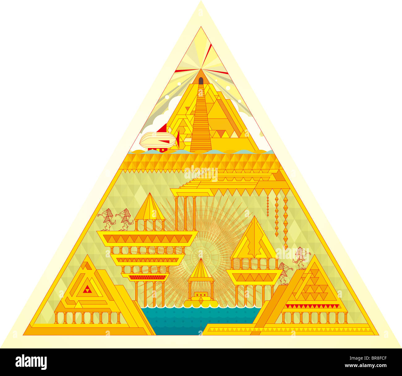 Gebaute pyramide -Fotos und -Bildmaterial in hoher Auflösung – Alamy
