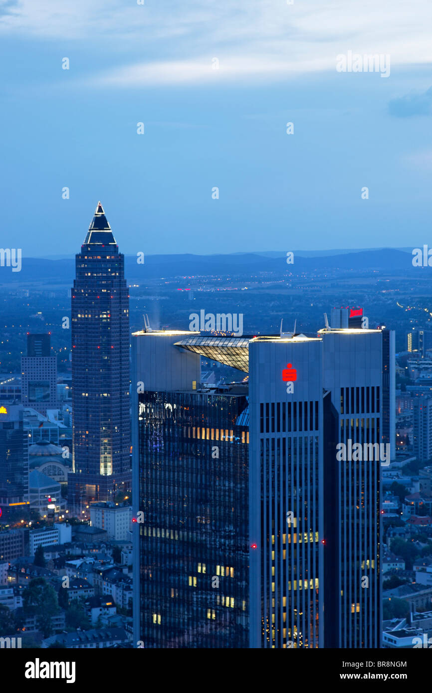 Messeturm (Messeturm), Frankfurt am Main, Hessen, Deutschland ...