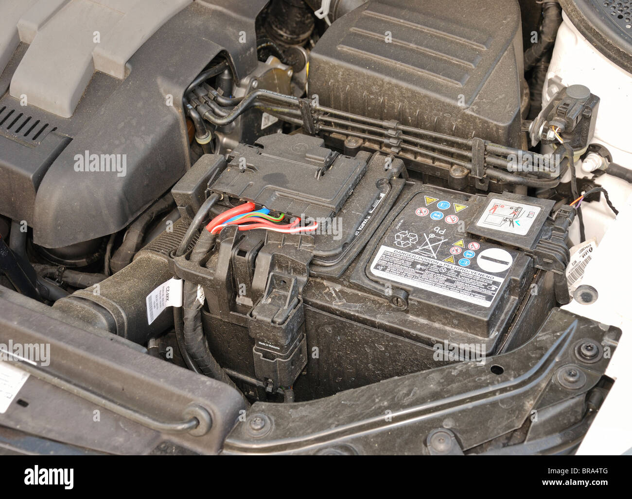 Autobatterie, Fahrzeugakku, Automobil Stromspeicher Stockfotografie - Alamy