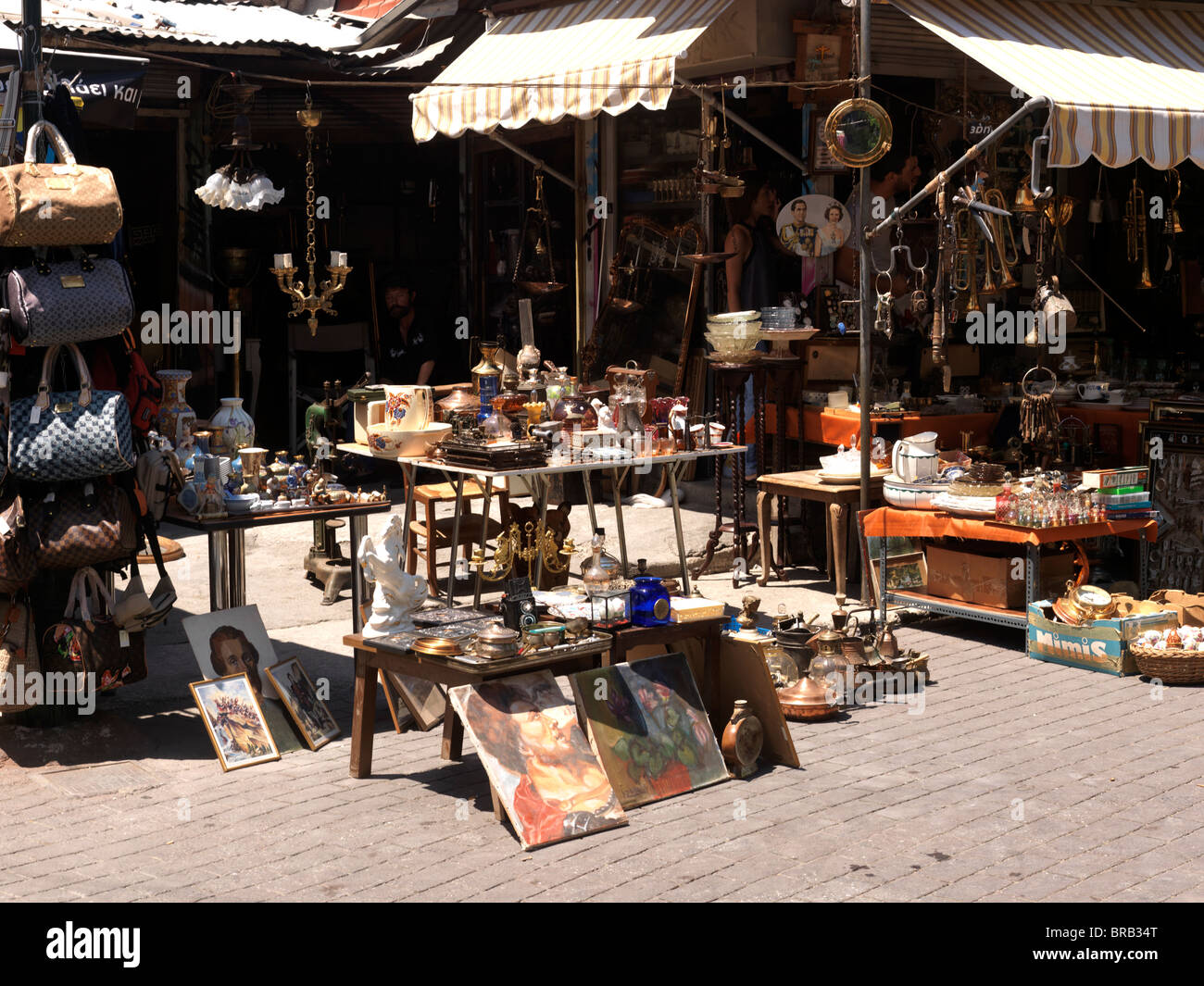 Plaka Athen Stockfotos und -bilder Kaufen - Alamy