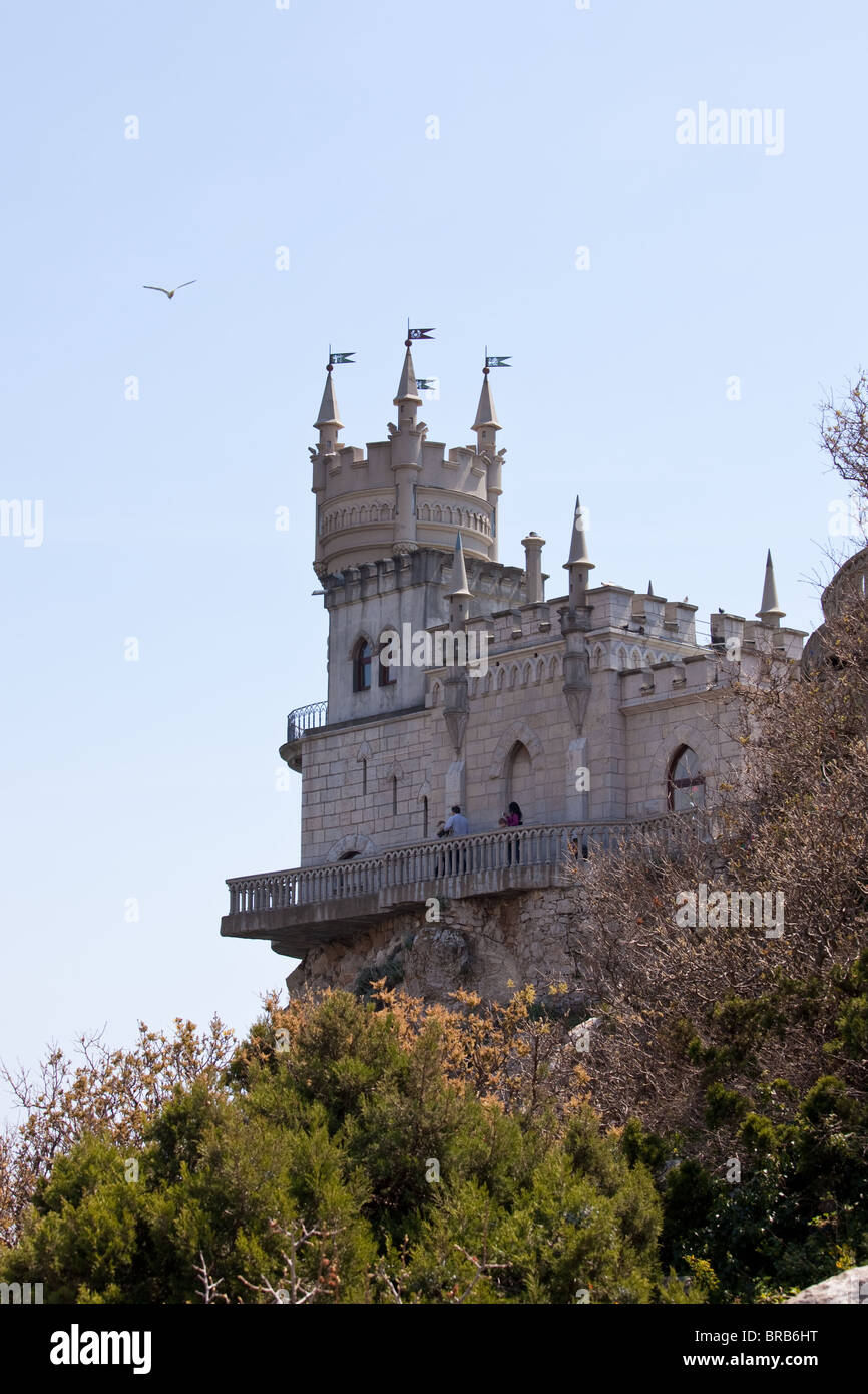 Schwalbennest Schloss. Krim, Jalta, Ukraine Stockfotografie - Alamy