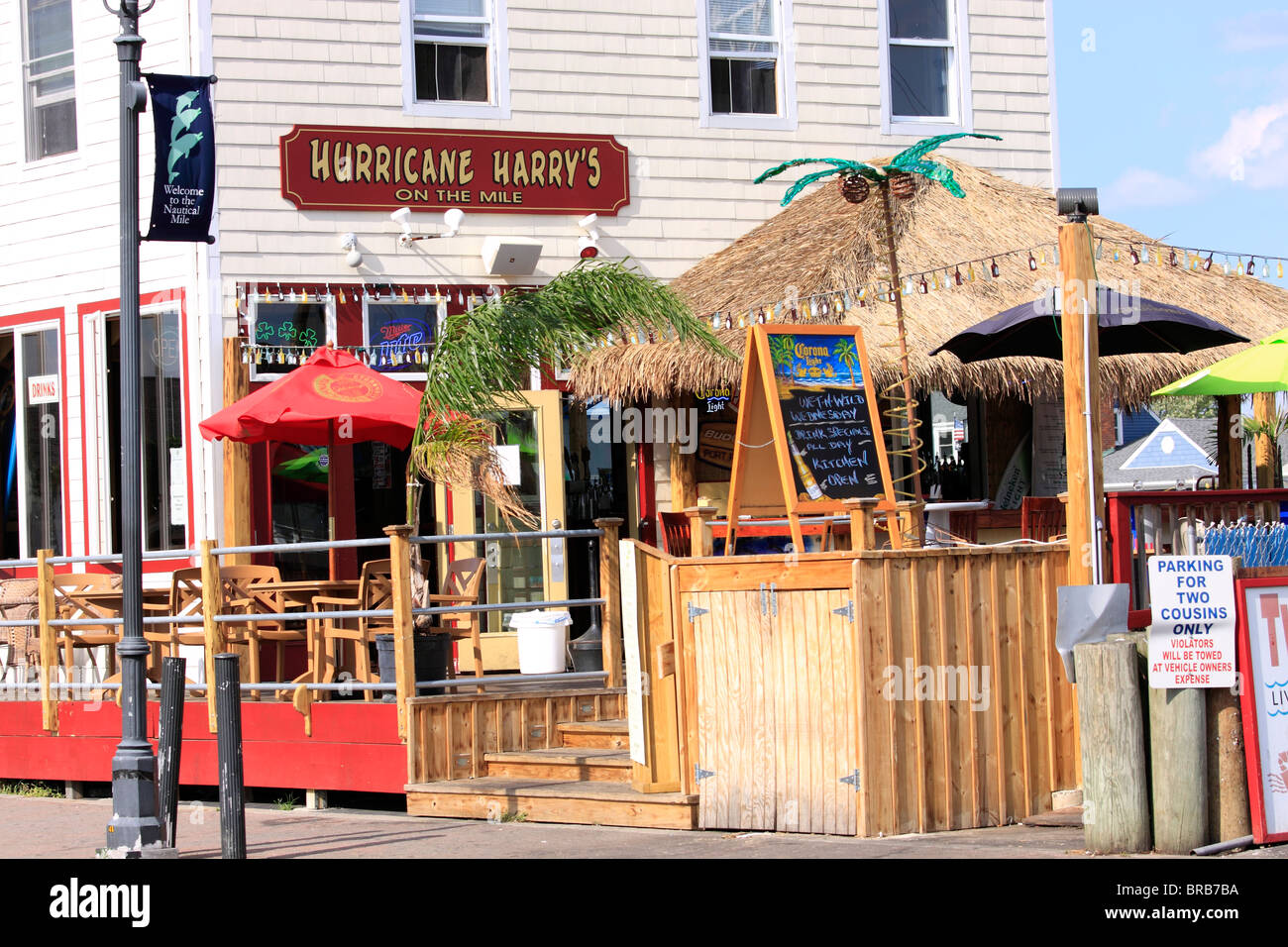 Hurrikan Harrys Bar und Restaurant an der nautische Meile in Freeport ...