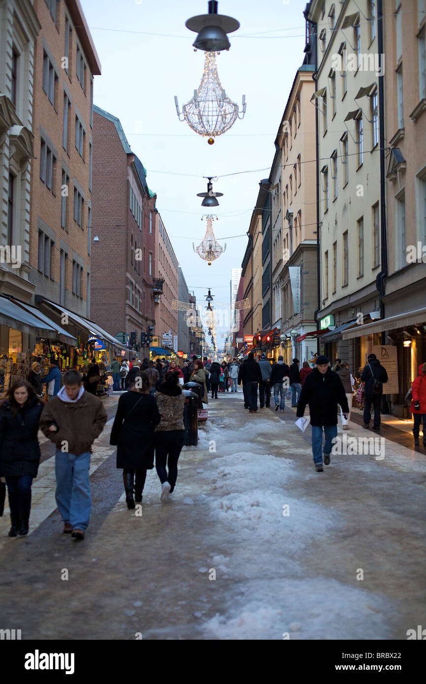 Drottninggatan Stockholm Schweden Stockfotos und -bilder Kaufen - Alamy