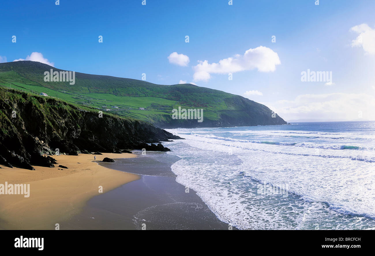 Coumeenoole Strand, Dingle Halbinsel, Co Kerry, Irland; Strand an der ...