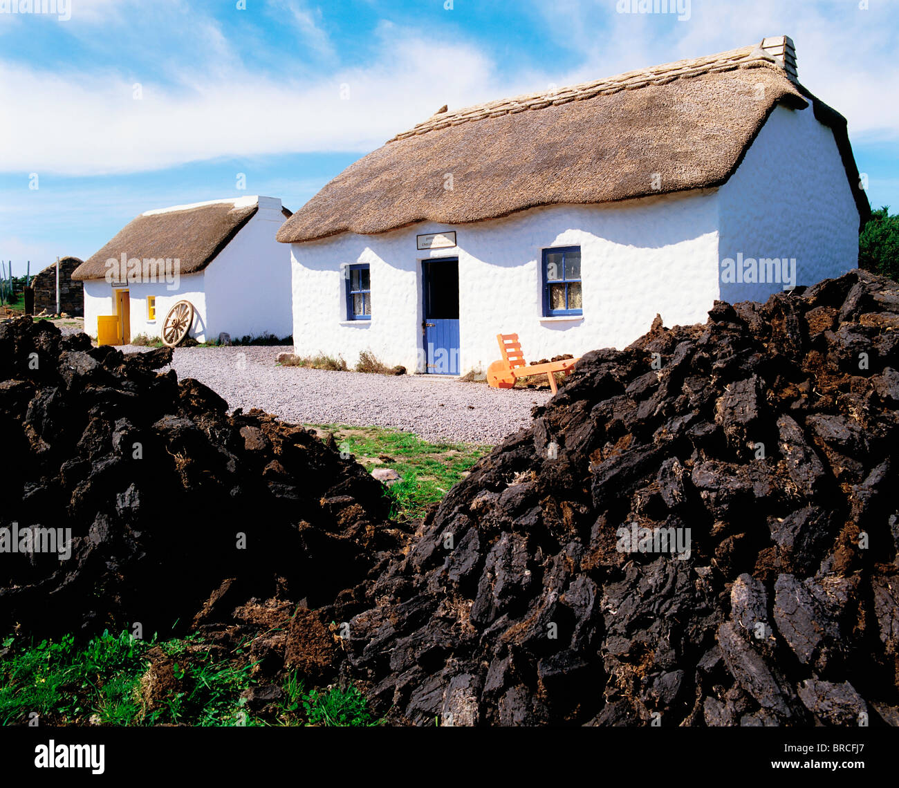 Kerry Bog Village Museum, Glenbeigh, Co Cork, Irland; Traditionelle ...
