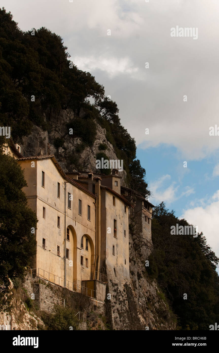 Franziskanischen Heiligtum von Greccio, Greccio, Rieti, Lazio (Latium ...