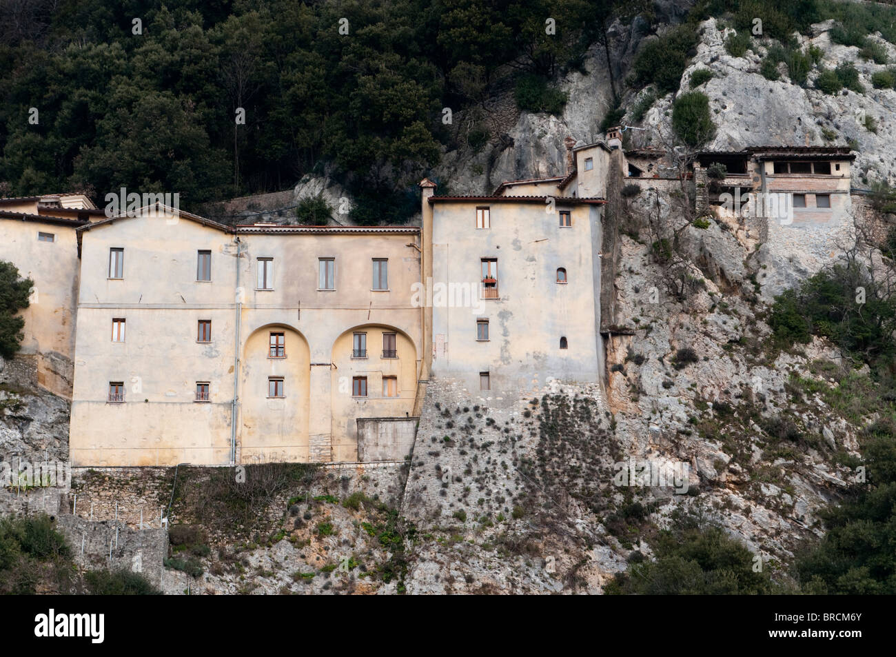 Franziskanischen Heiligtum von Greccio, Greccio, Rieti, Lazio (Latium ...
