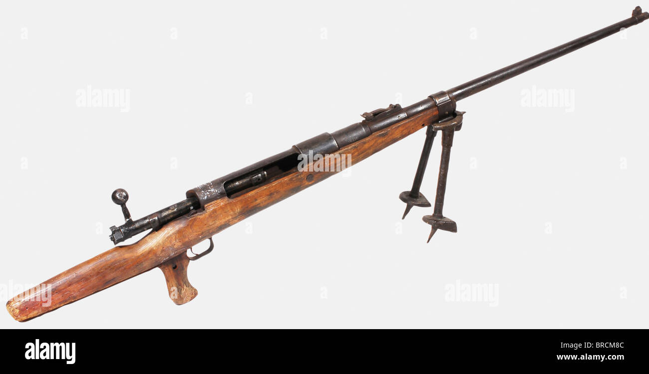 Ein deutsches Anti-Tank-Mauser-Gewehr, Kaliber 13 mm (13 x 94R ...