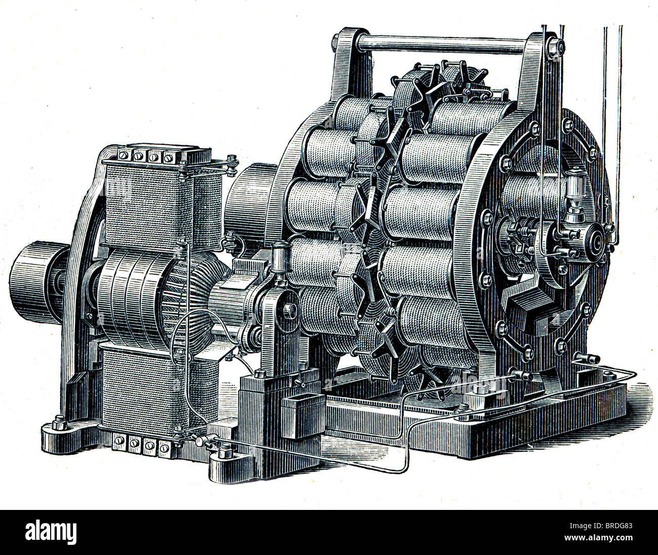 Dynamo AC Exciter Siemens Stockfotografie - Alamy