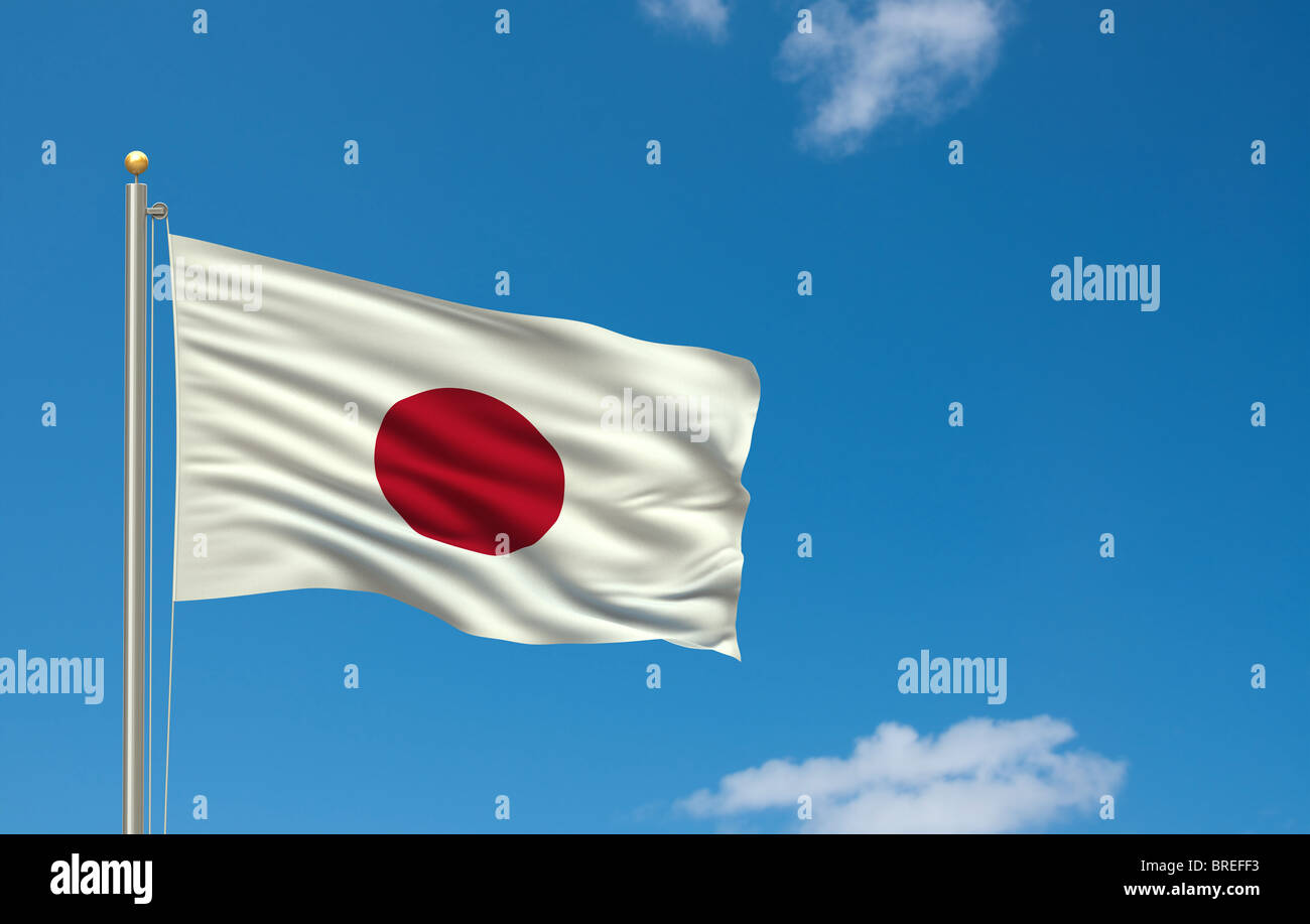 Japanese flag -Fotos und -Bildmaterial in hoher Auflösung – Alamy