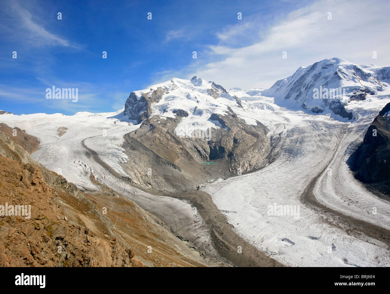Monte rosa bergmassiv gorner gletscher -Fotos und -Bildmaterial in ...