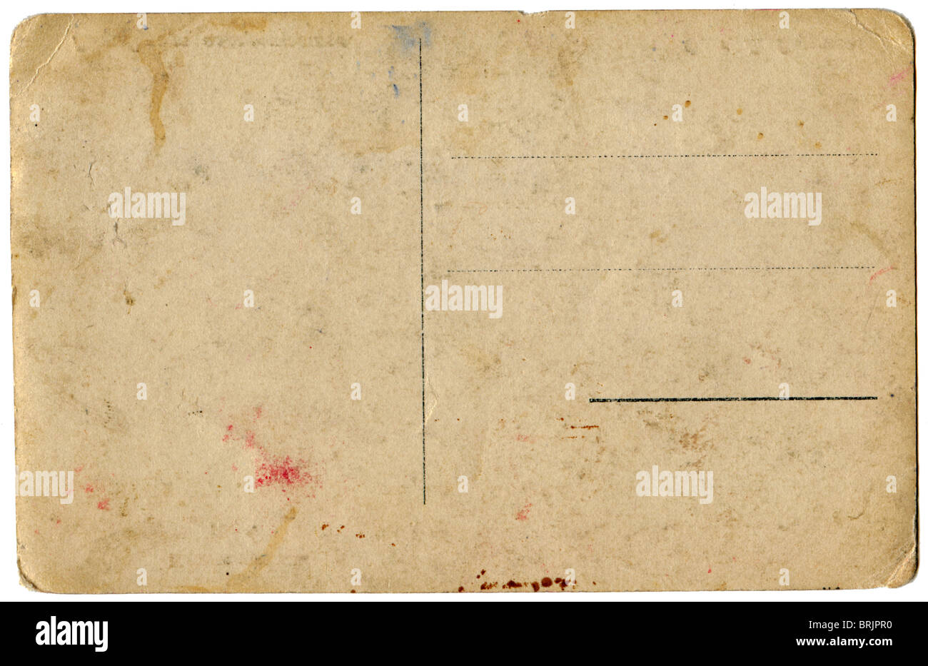 Alte leere postkarte -Fotos und -Bildmaterial in hoher Auflösung – Alamy