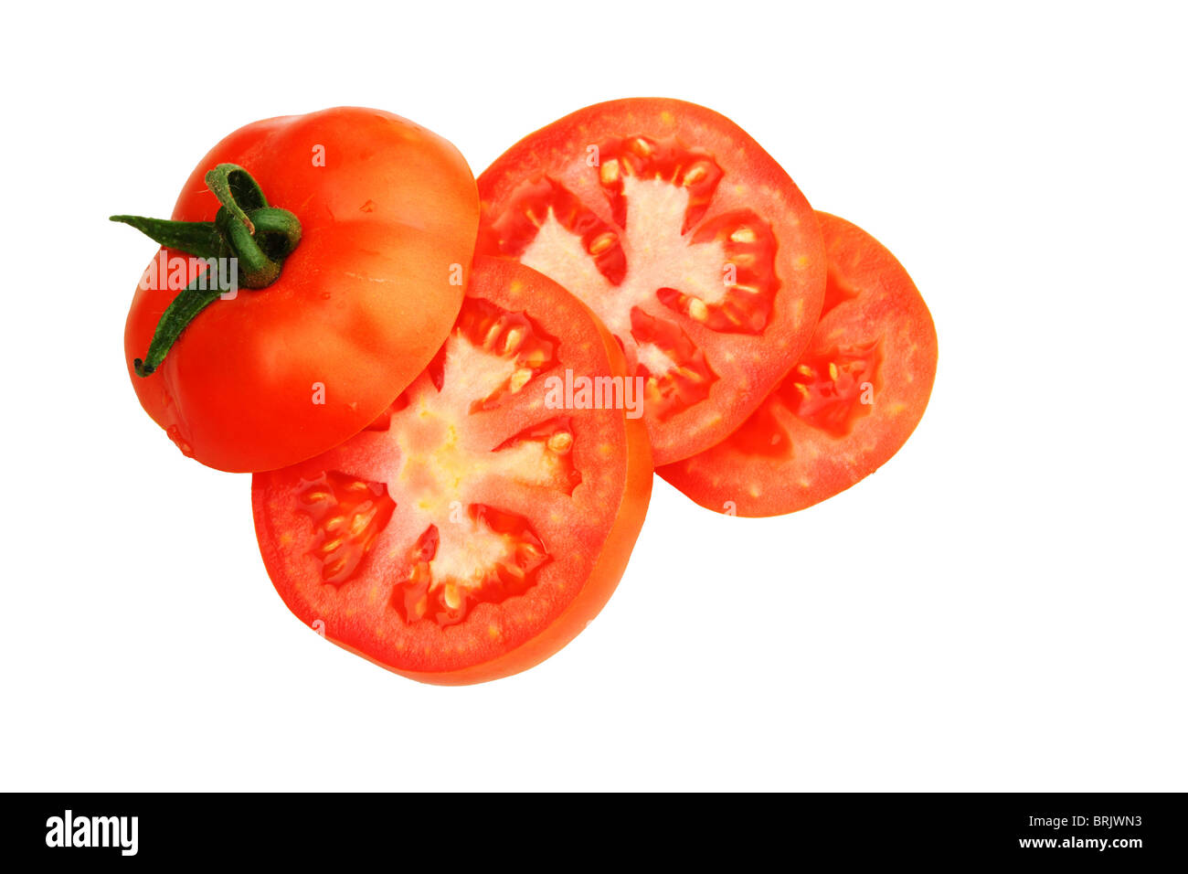 Tomatenscheiben ausgeschnitten -Fotos und -Bildmaterial in hoher ...