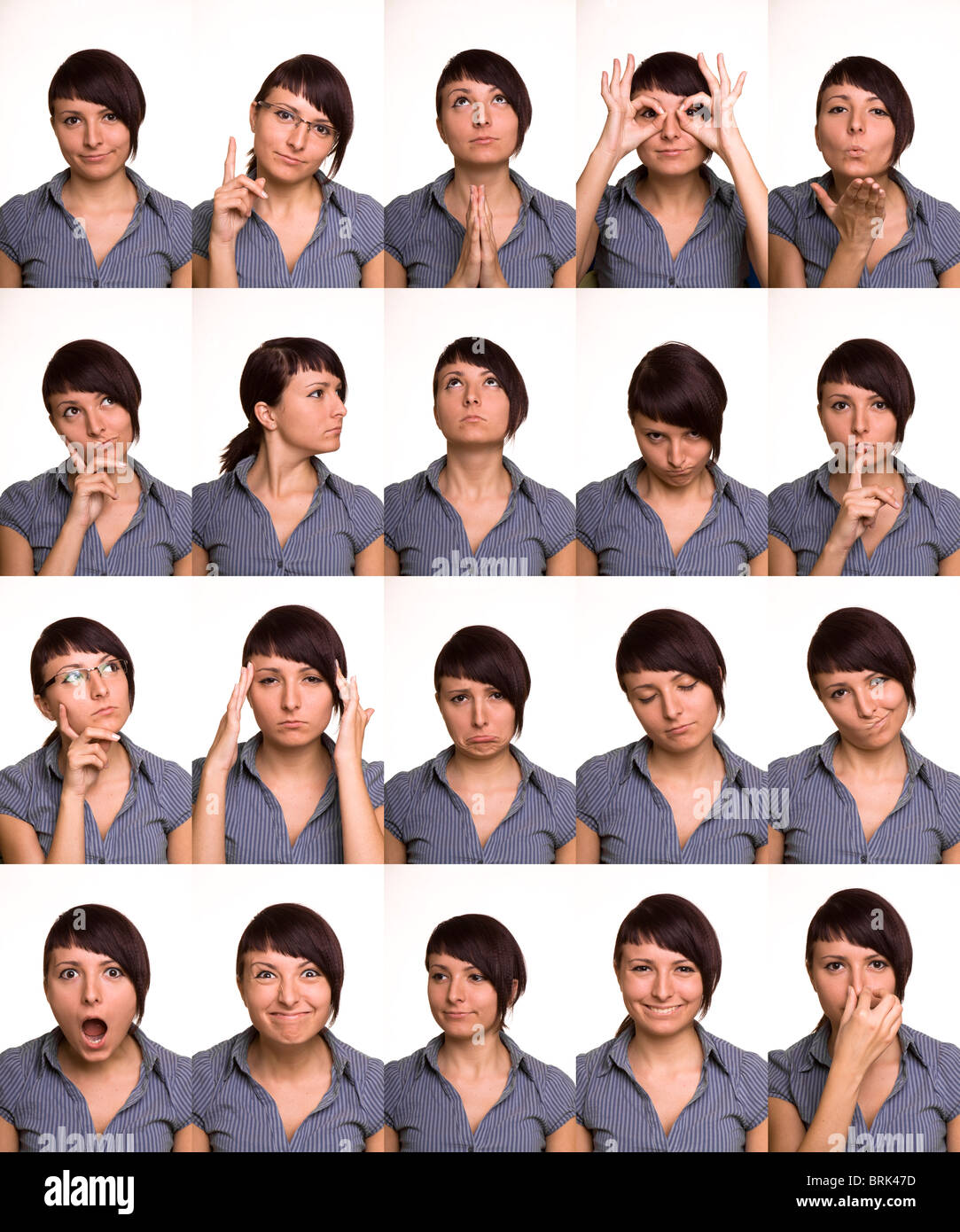 Serie gesichter -Fotos und -Bildmaterial in hoher Auflösung – Alamy