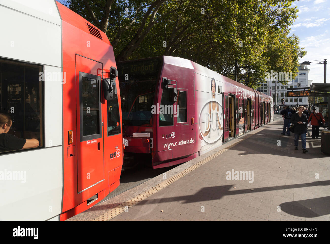 Köln-s-Bahn Verkehr u-Bahn Stockfotografie - Alamy