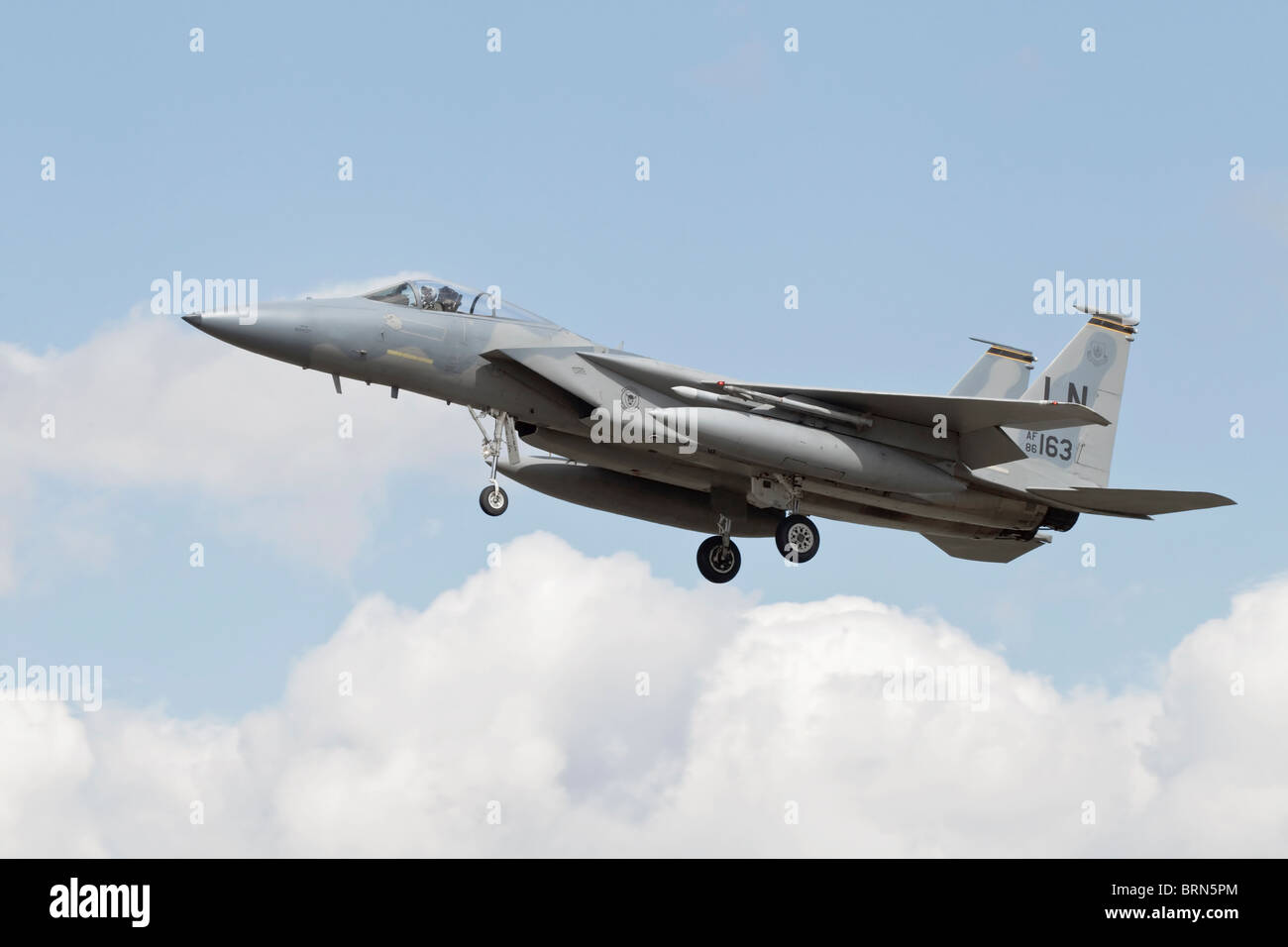 Ein Boeing - McDonnell Douglas F15C Eagle Luftüberlegenheitsjäger der ...