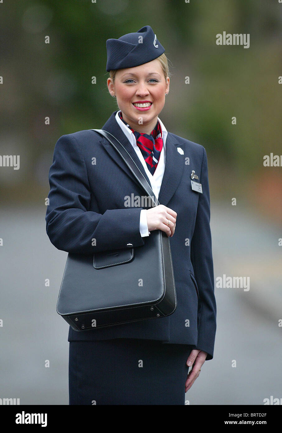 British Airways Air Stewardess. Bild von James Boardman Stockfotografie ...