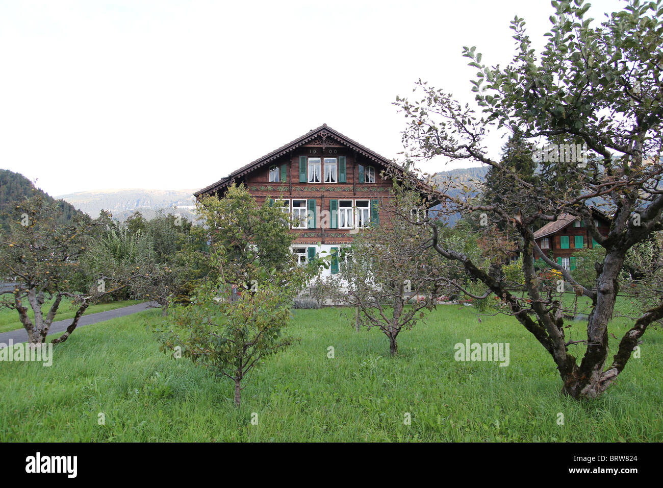 Swiss chalet garden -Fotos und -Bildmaterial in hoher Auflösung – Alamy