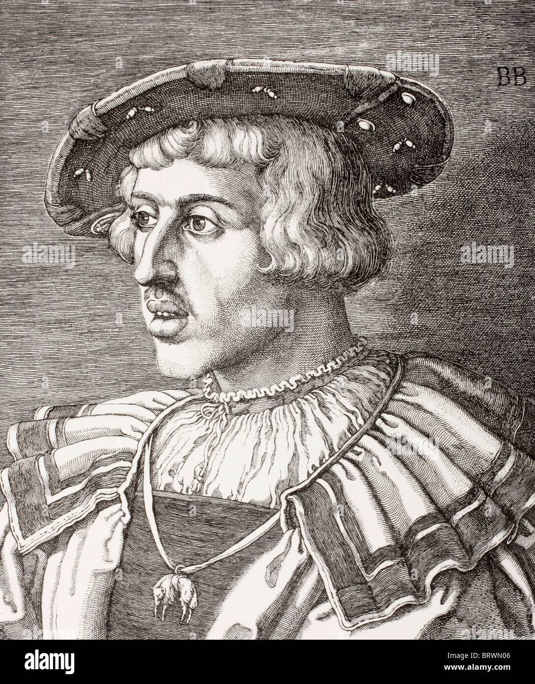König Ferdinand I., 1503 - 1564. Monarch aus dem Haus Habsburg. Kaiser ...