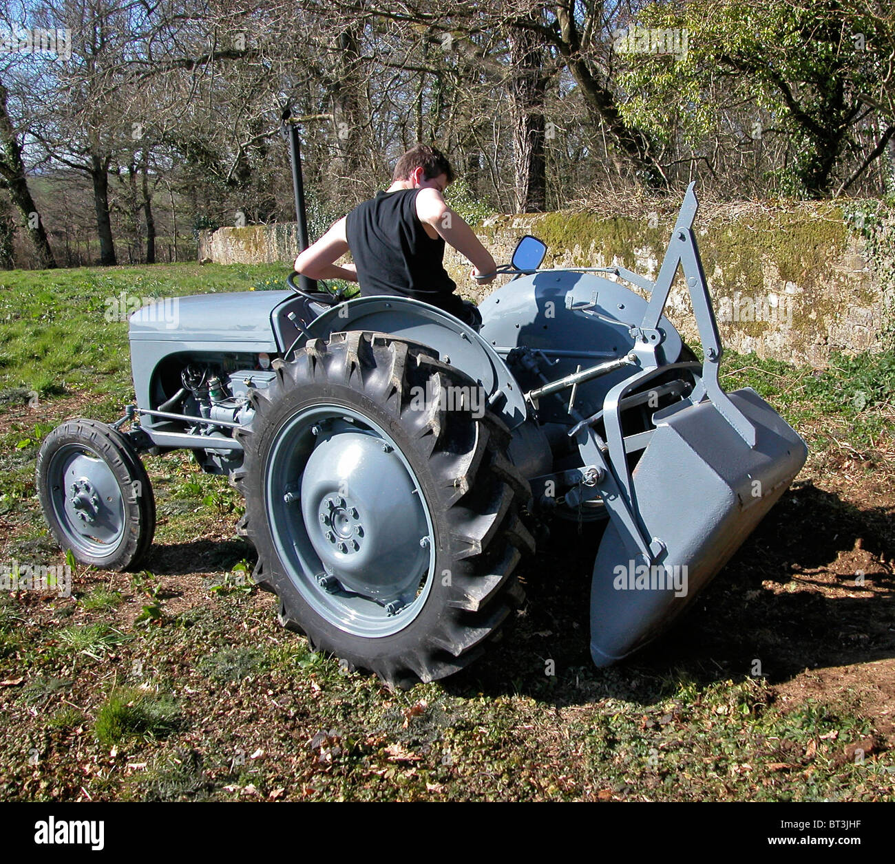 Ein 1948 Ferguson TEA Traktor arbeiten noch in Sussex. Bekannt als ein ...