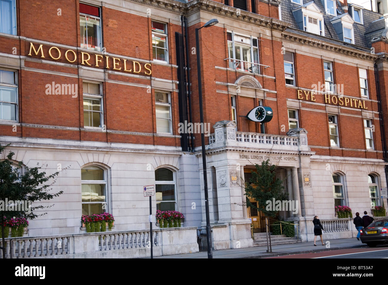 Moorfields Eye Hospital in London Stockfotografie - Alamy