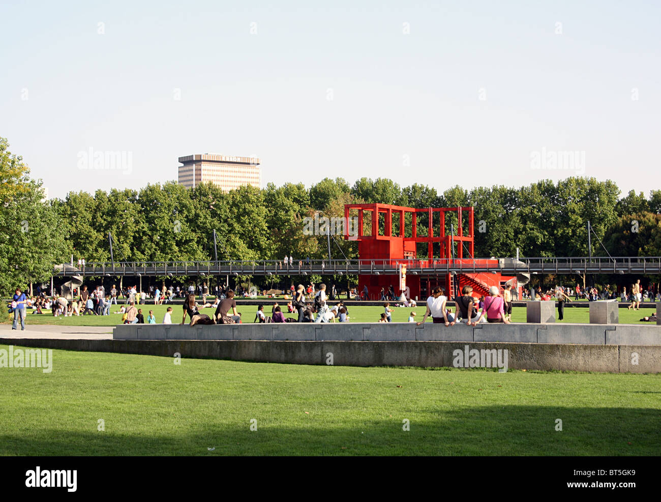 Paris, Parc De La Villette Stockfotografie - Alamy