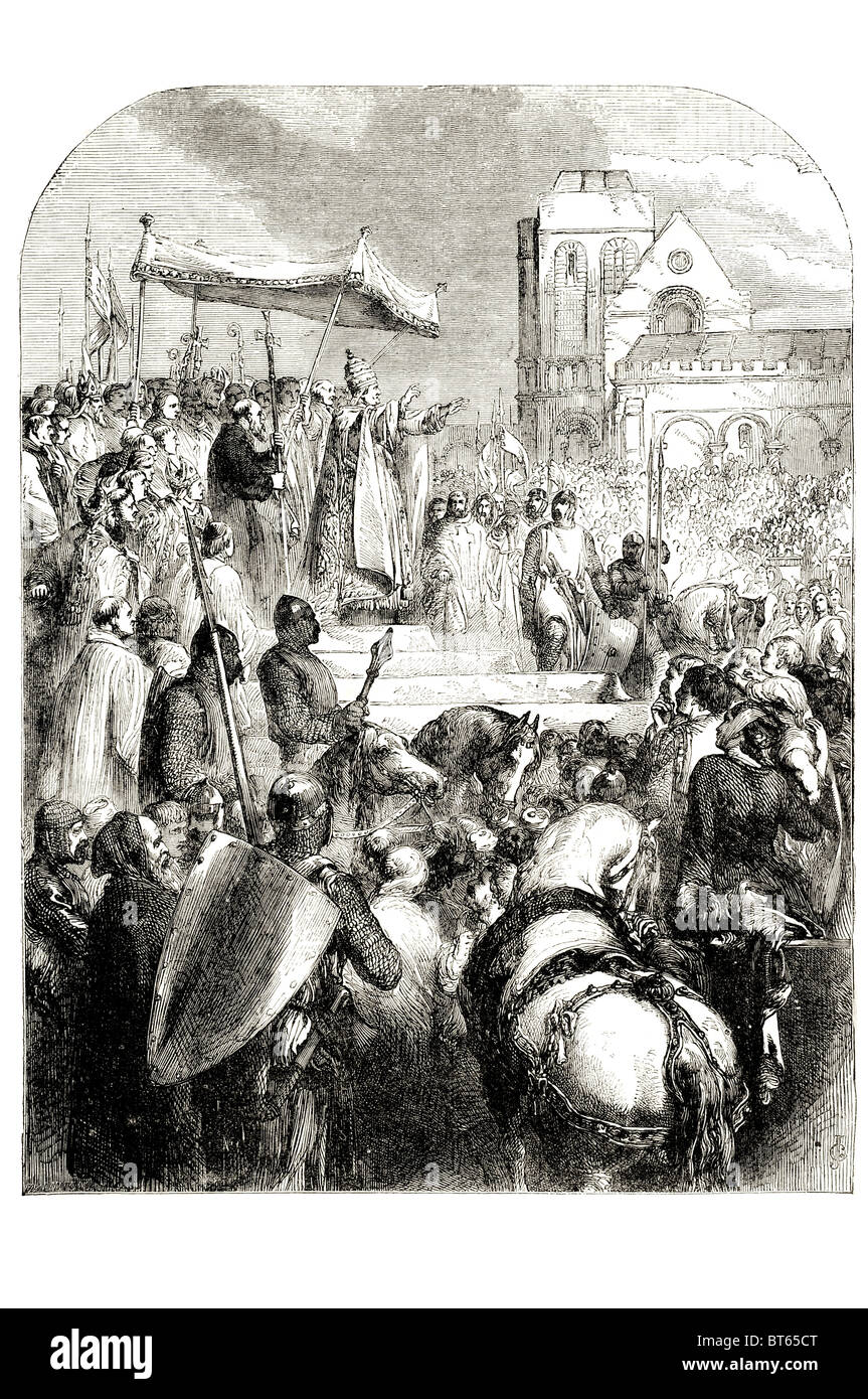 Papst urban II Predigt 1. Kreuzzug an Clermont 1035 – 29. Juli 1099 ...