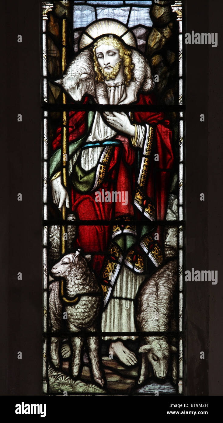 Jesus Christus Als Hirte Mit Einem Lamm Stockfotos und -bilder Kaufen - Alamy