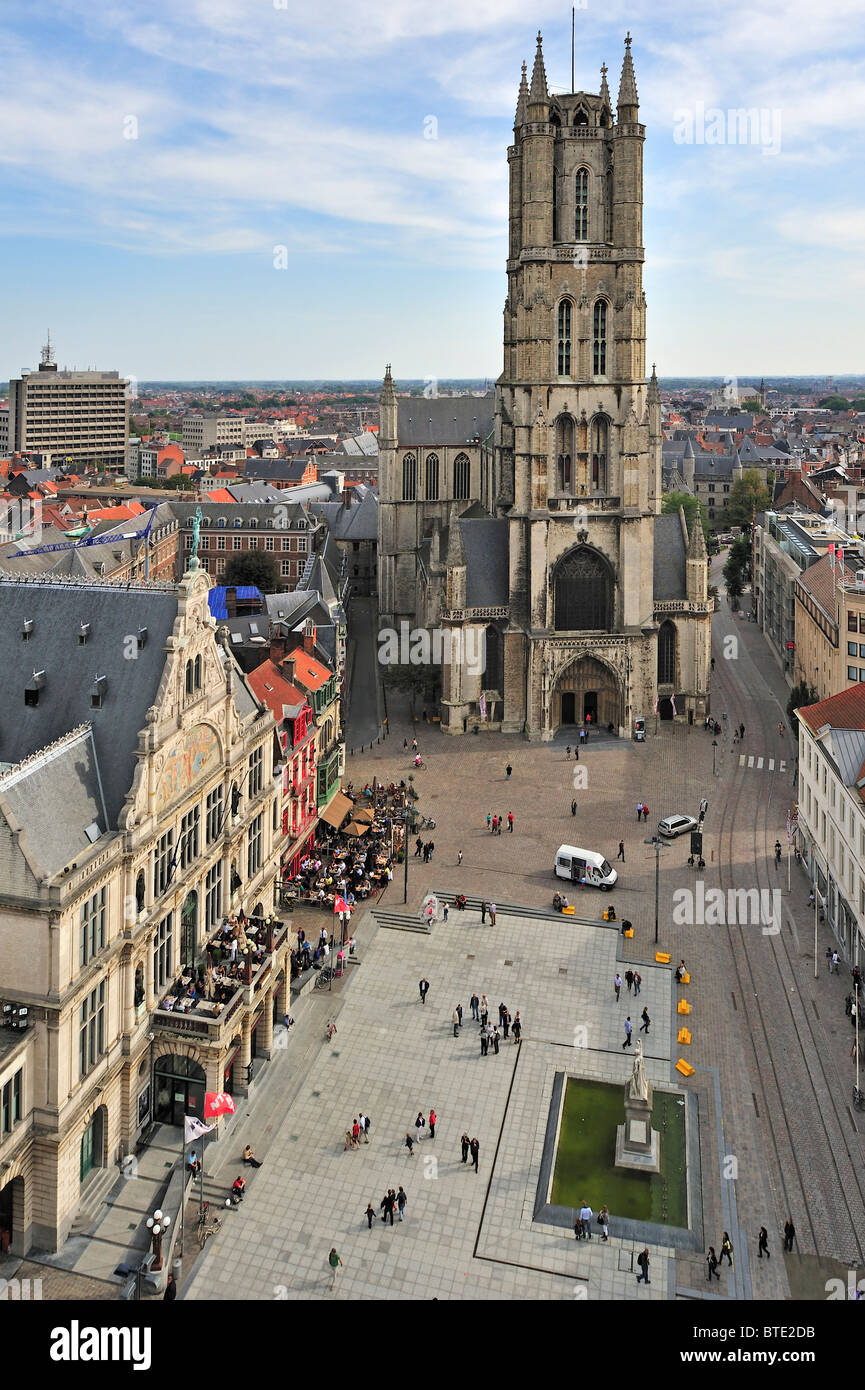Cathedral square ghent -Fotos und -Bildmaterial in hoher Auflösung – Alamy