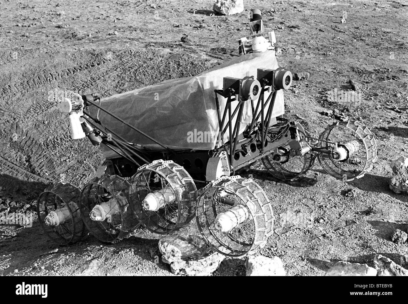 Sowjetischer Roboter Mond Rover Lunokhod 1 Stockfotos & Sowjetischer ...