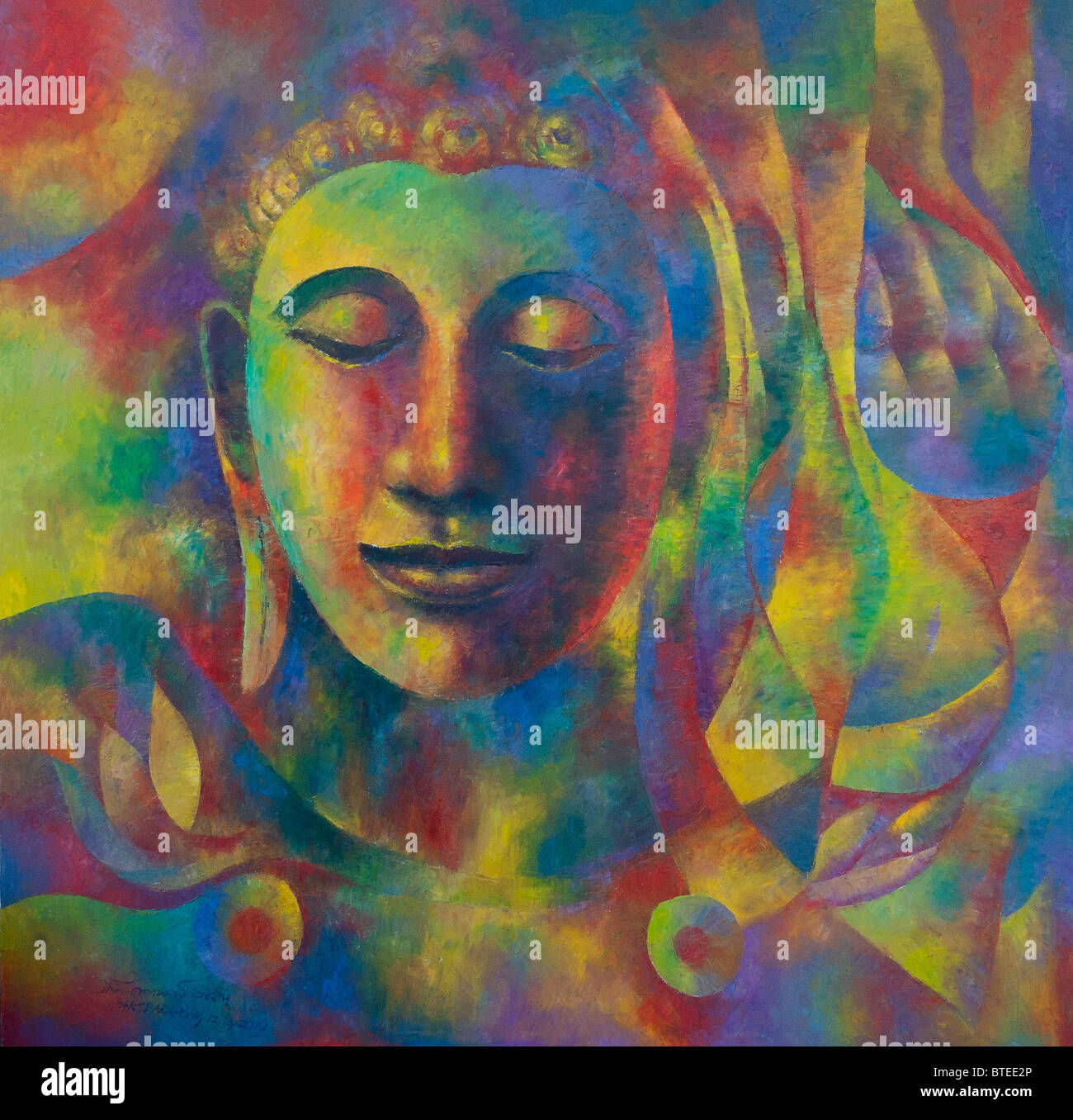 Buddha painting -Fotos und -Bildmaterial in hoher Auflösung – Alamy