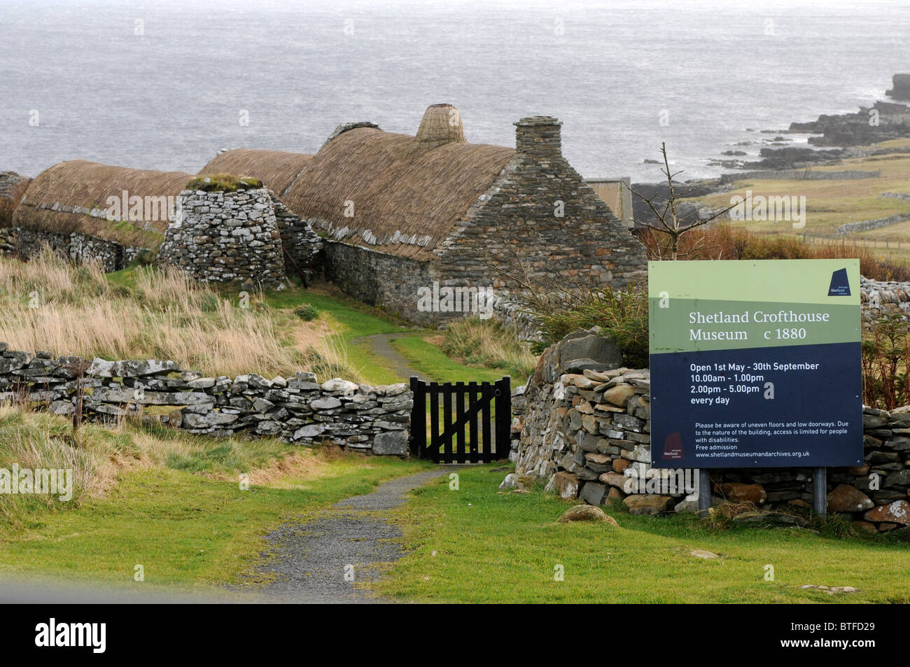 Shetland islands croft haus museum -Fotos und -Bildmaterial in hoher ...